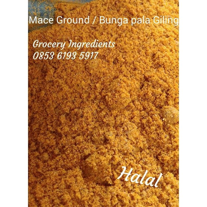 Jual Mace Powder 1Kg / Kembang Pala Bubuk / Bunga Pala Bubuk Asli ...