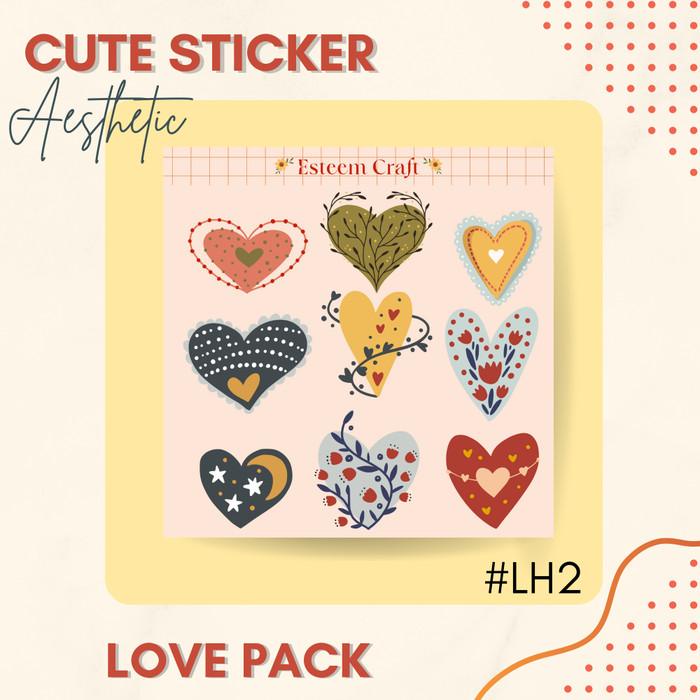Jual Sticker Love Sticker Aesthetic Stiker Tumblr Sticker Deco Laptop ...