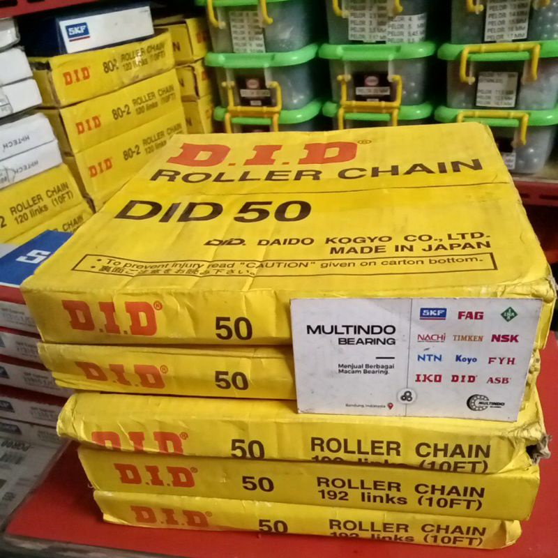 Jual Rantai RS 50-1 SINGLE DID JAPAN CHAIN ROLLER ORIGINAL | Shopee ...