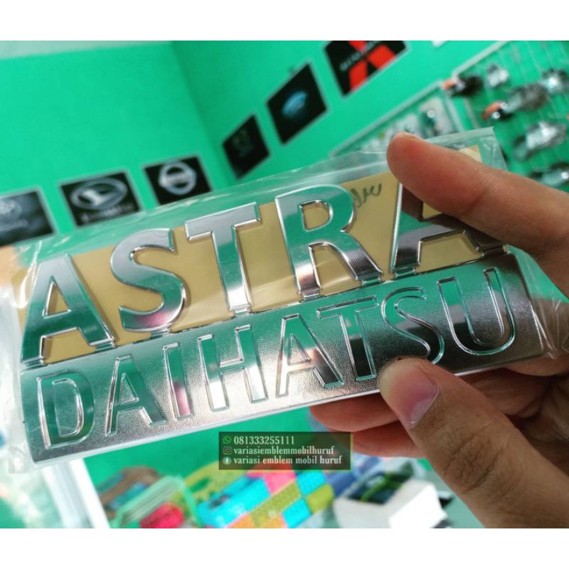Jual Emblem logo astra daihatsu untuk sigra dan ayla axia perodua ...