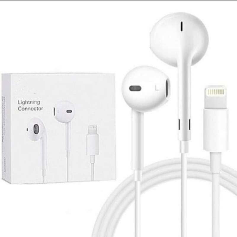 Jual Headset Lightning Iph 7 8 X XR 11 12 13 14 Pro Max Original 100% ...