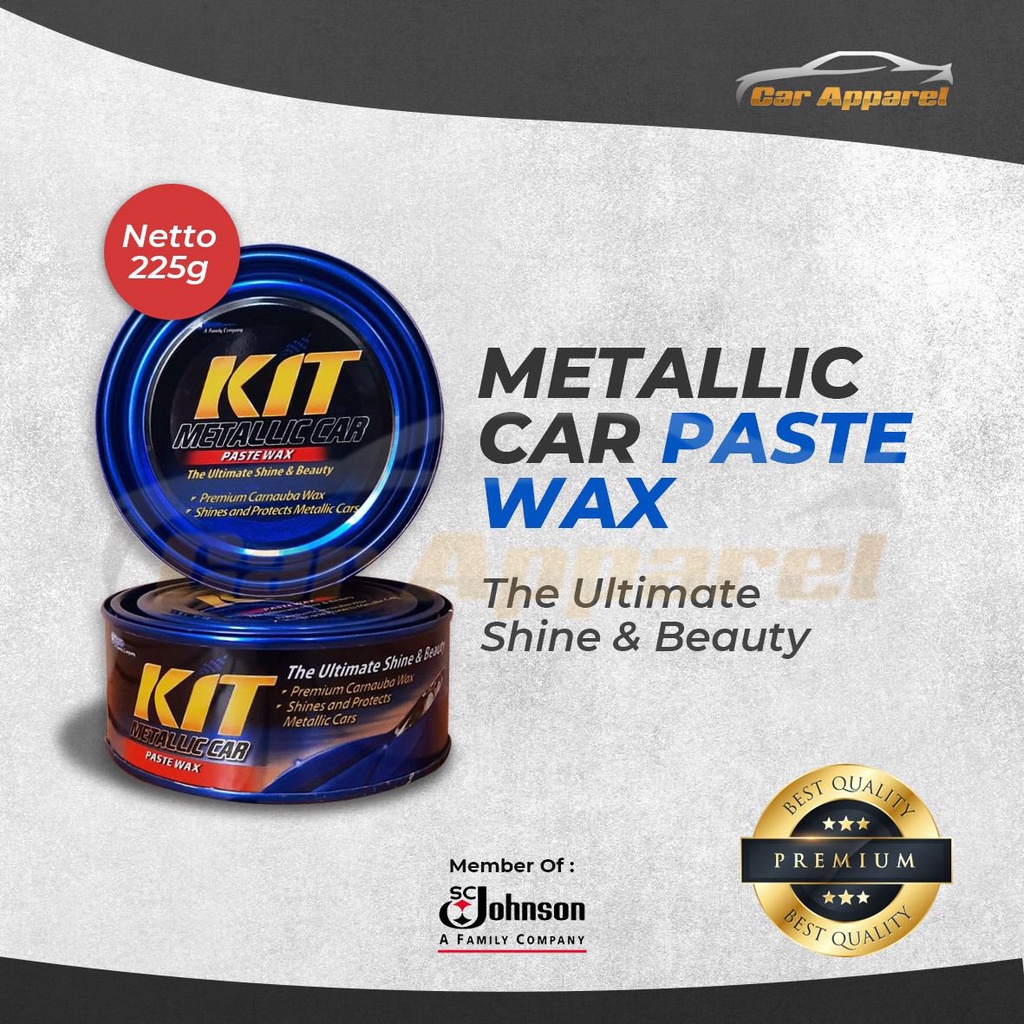 Jual KIT PASTE METALLIC CAR WAX KALENG 225GR | Shopee Indonesia