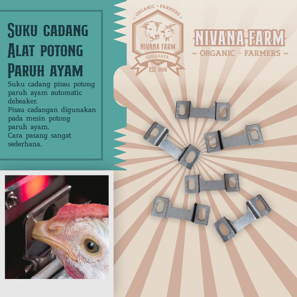 Jual Pisau Potong Paruh Ayam Suku Cadang Untuk Mesin Potong Paruh Ayam ...