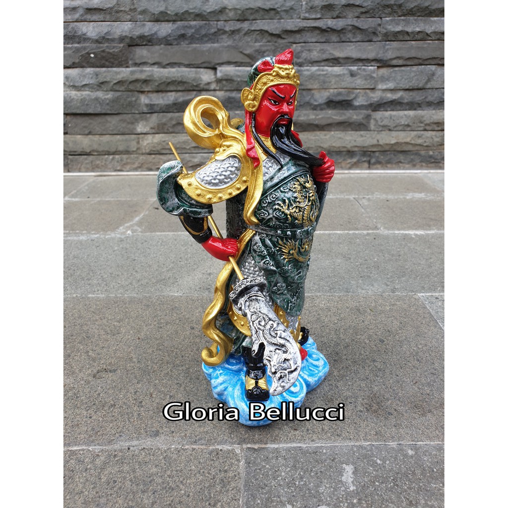 Jual patung pajangan kwankong guanyu dewa kwan kong guan yu statue ...