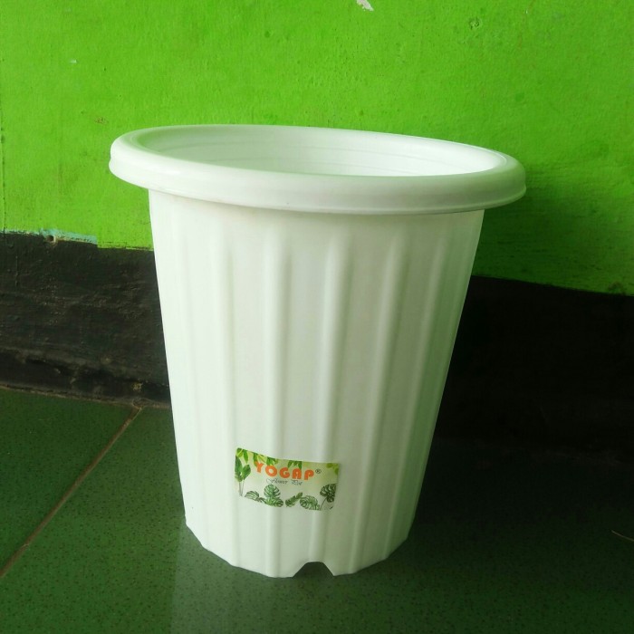 Jual Pot Yogap 15 Putih // Pot Bunga | Shopee Indonesia