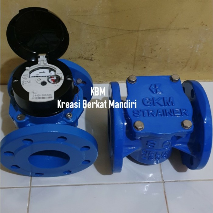Jual Pertukangan - Water Meter Itron 3 Inch Woltex Include Strainer Gkm 3 Inch Helix L200 ...