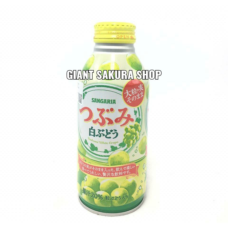 Jual Sangaria White Grape Soft Drink / soft drink jepang / minuman anggur putih / minuman jepang ...