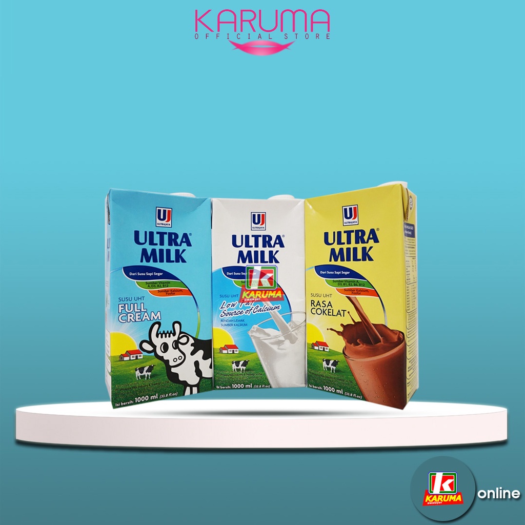 Jual Susu UHT Ultra Milk 1 Liter Low Fat, Coklat, Full Cream | Shopee Indonesia