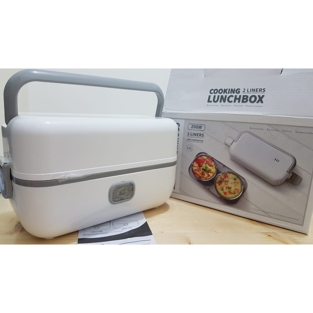 Jual LUNCH BOX Cooking 2 Liners / Tempat Makan / Box Makan | Shopee ...