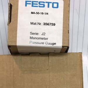 Jual Pressure gauge festo 2" MA-40-16-1/4" #359874 ( german ) | Shopee ...