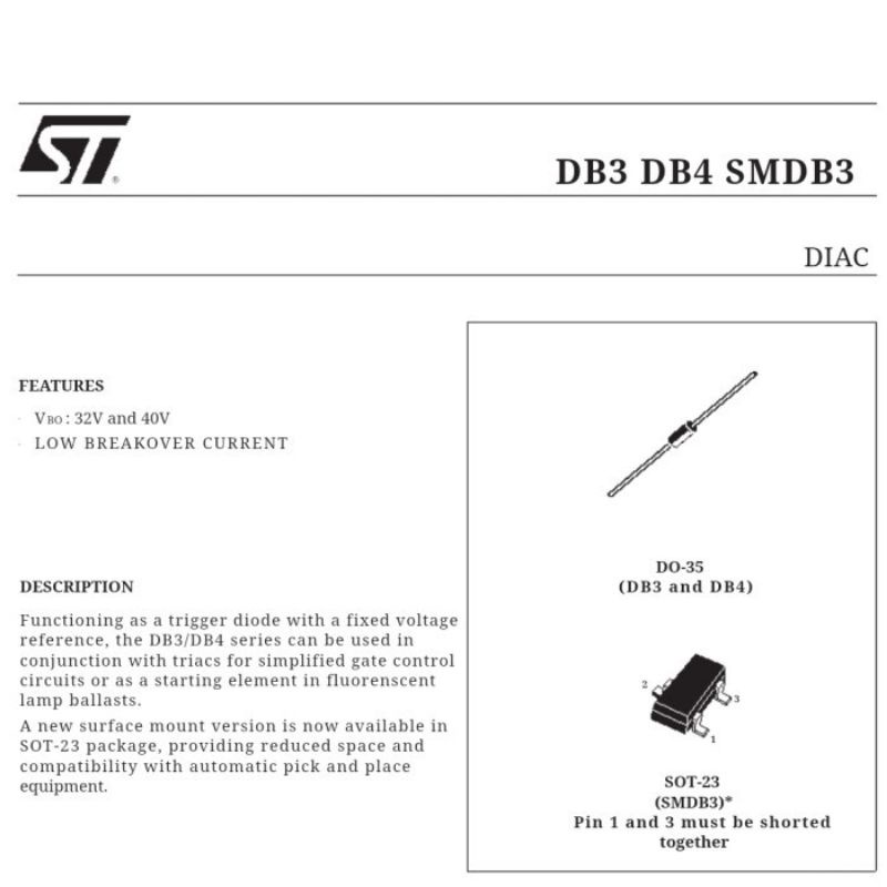 Jual db3 Dioda DB3 | Shopee Indonesia