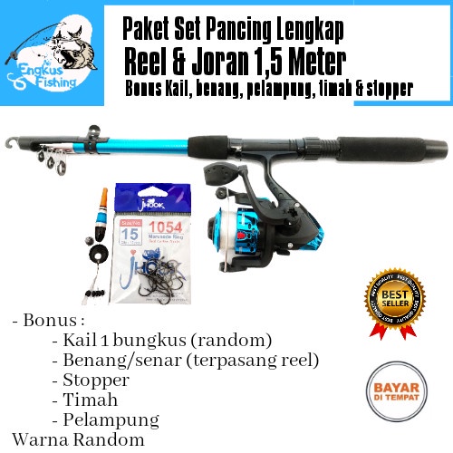Jual Pancing Pancingan Ikan Set 5 Bearing | Shopee Indonesia