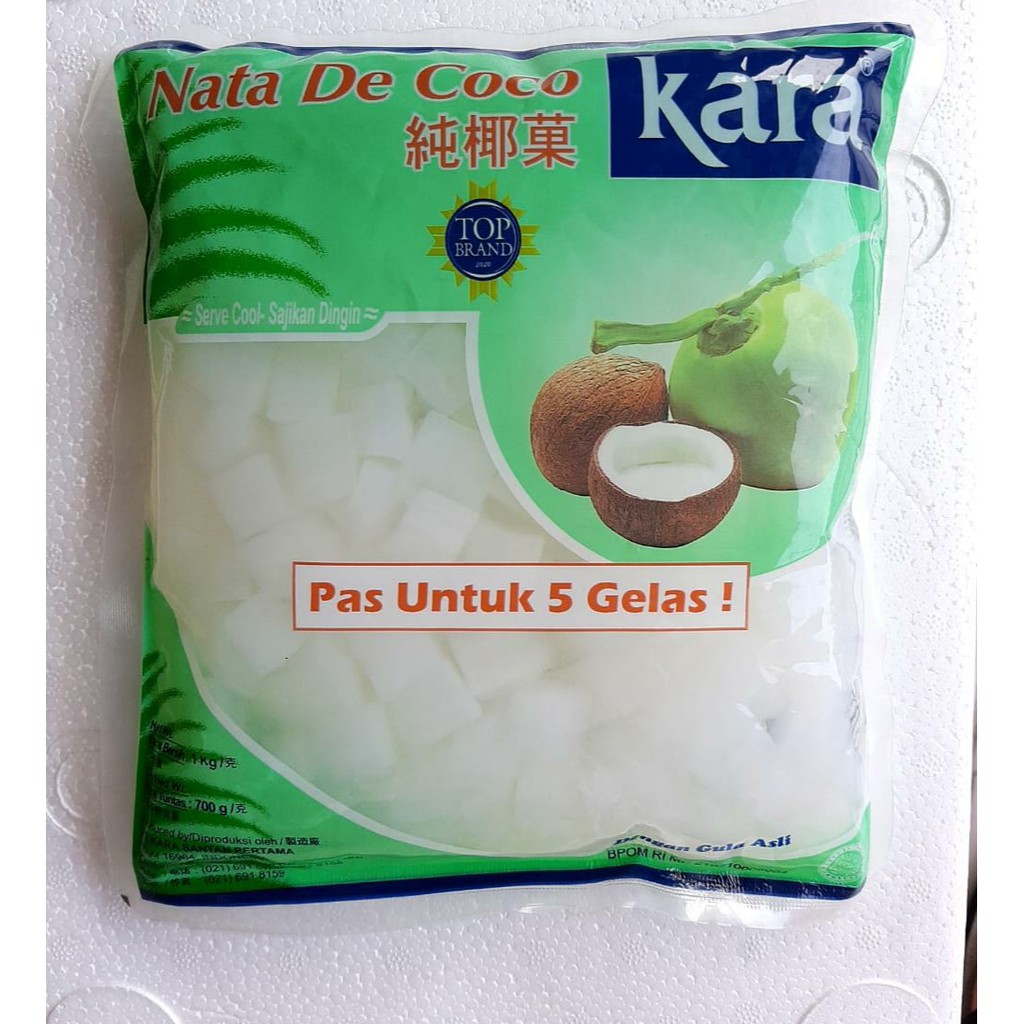 Jual Kara Nata De Coco Dadu 1 KG PLAIN / Kara Natadecoco / Nata decoco | Shopee Indonesia