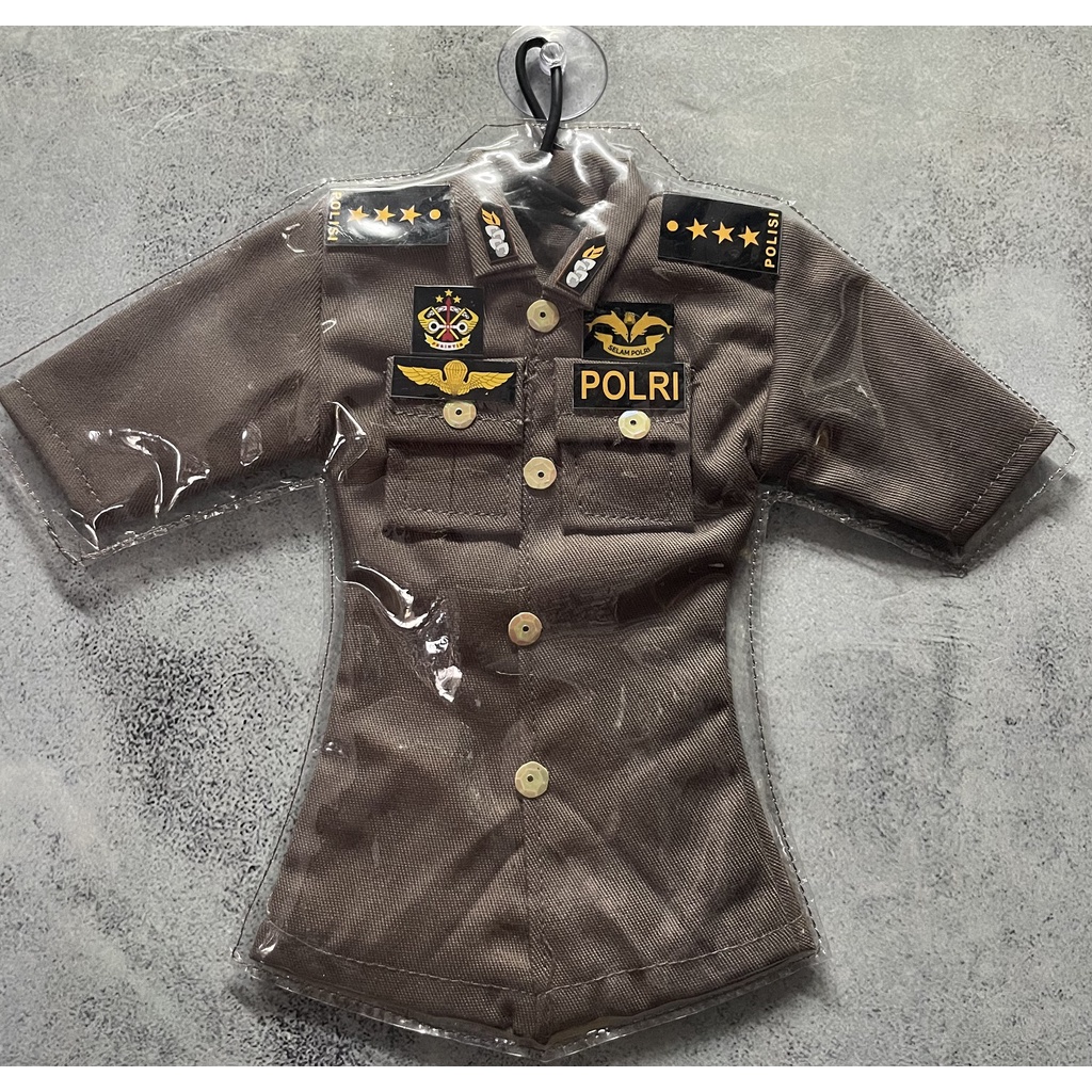 Jual Miniatur Baju Police (Cokelat) - Miniatur Pakaian Polis ...