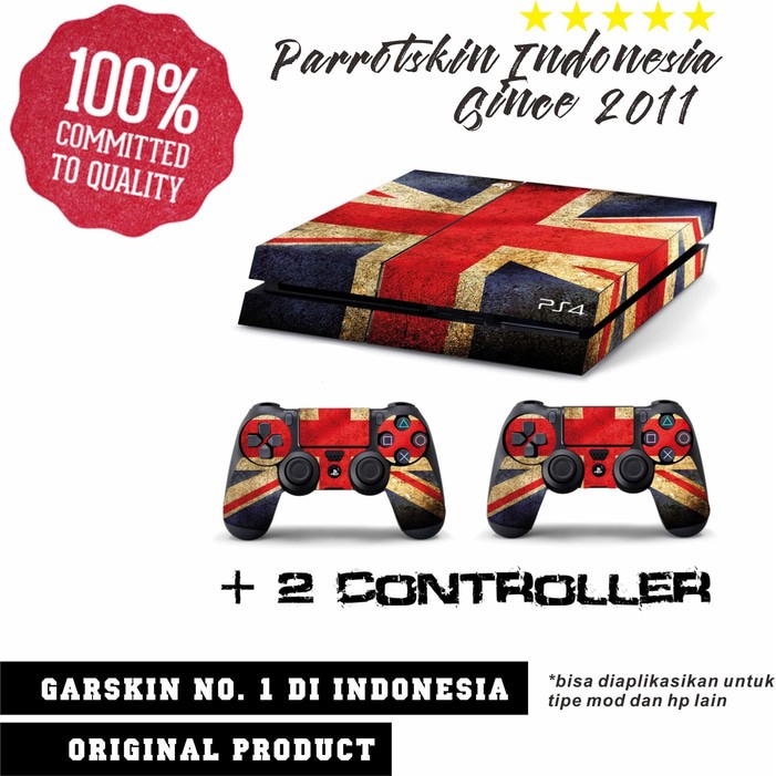 Jual Paket Garskin Premium Sony PS4 skin dan 2controller - Free Custom ...
