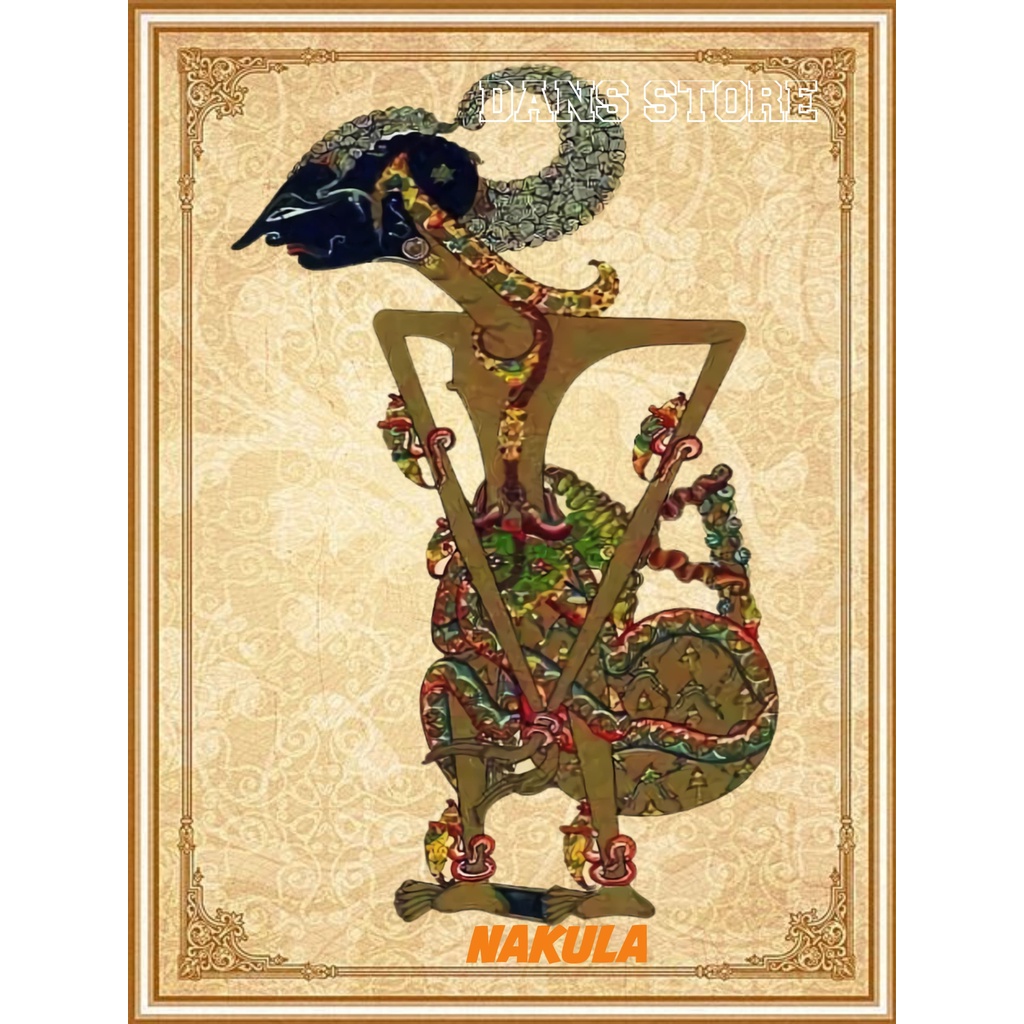 Jual Poster Wayang Kulit Nakula Hiasan Dinding Sebagai Pajangan atau ...