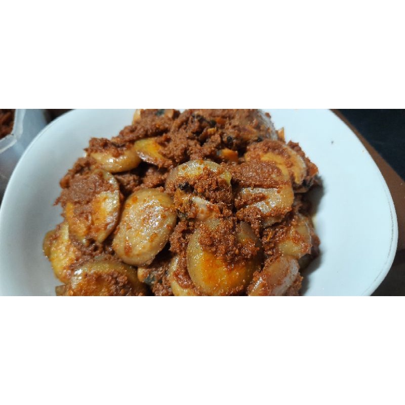 Jual Rendang Jengkol campur lokan Oleh oleh padang | Shopee Indonesia