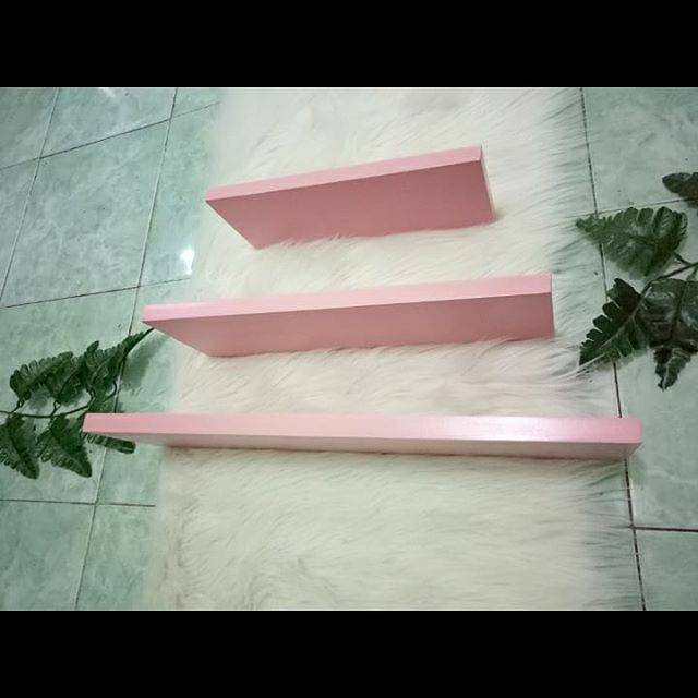 Jual Rak Lurus Pink/Ambalan/Rak Dinding | Shopee Indonesia