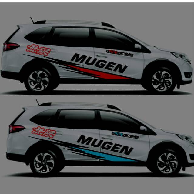 Jual Cutting sticker mobil mugen power stiker mobil honda jazz brio hrv ...
