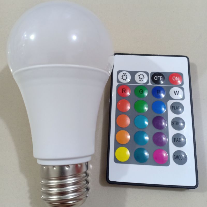 Jual LAMPU REMOTE/Berubah warna, ada 15 warna ,pakai remote control ...