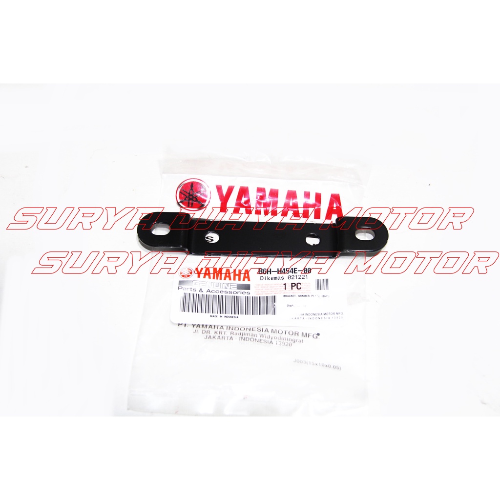 Jual Braket breket dudukan plat nomor NMAX 2020 Yamaha YGP B6H-H454E-00 ...