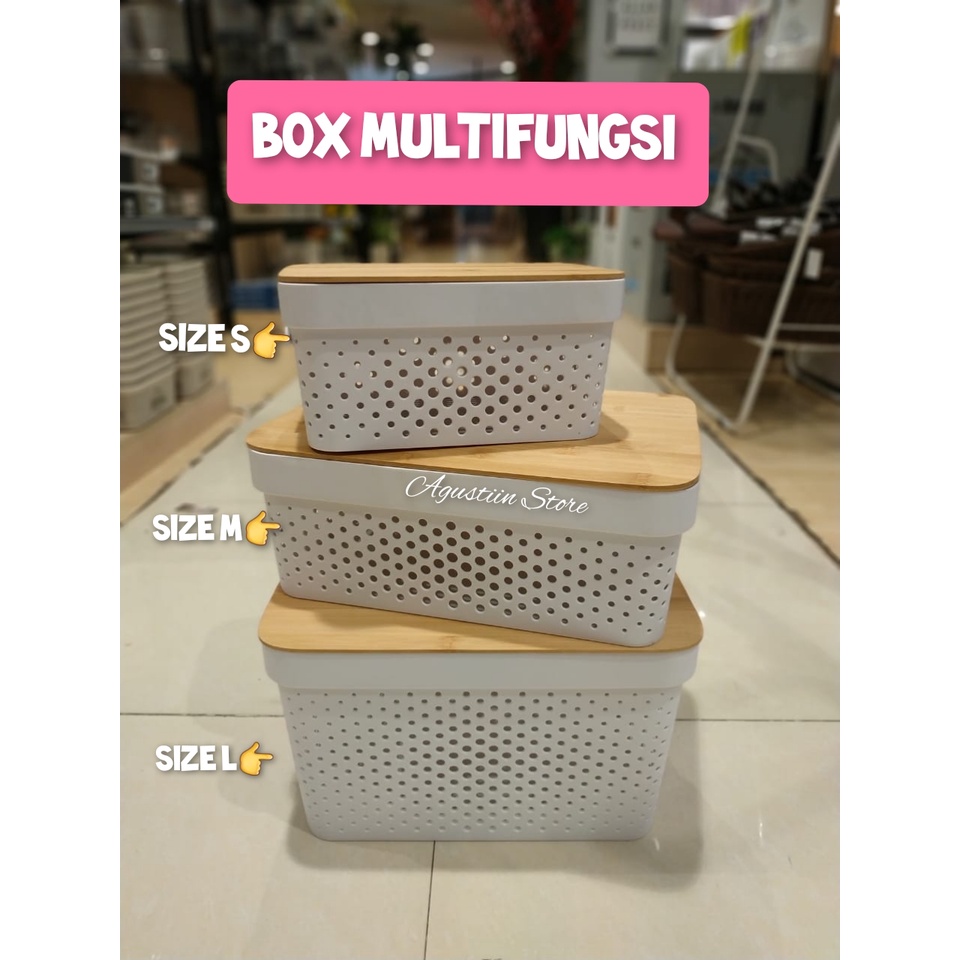 Jual INFORMA KOTAK PENYIMPANAN/STORAGE BOX/KERANJANG PENYIMPANAN ...