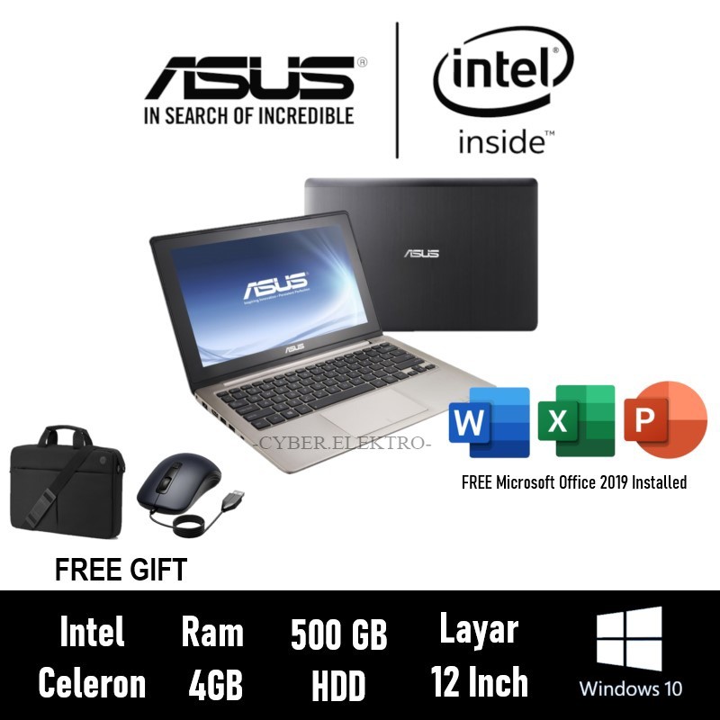 Jual Notebook Asus X201 intel celeron RAM 4GB HDD 500GB Free mouse ...