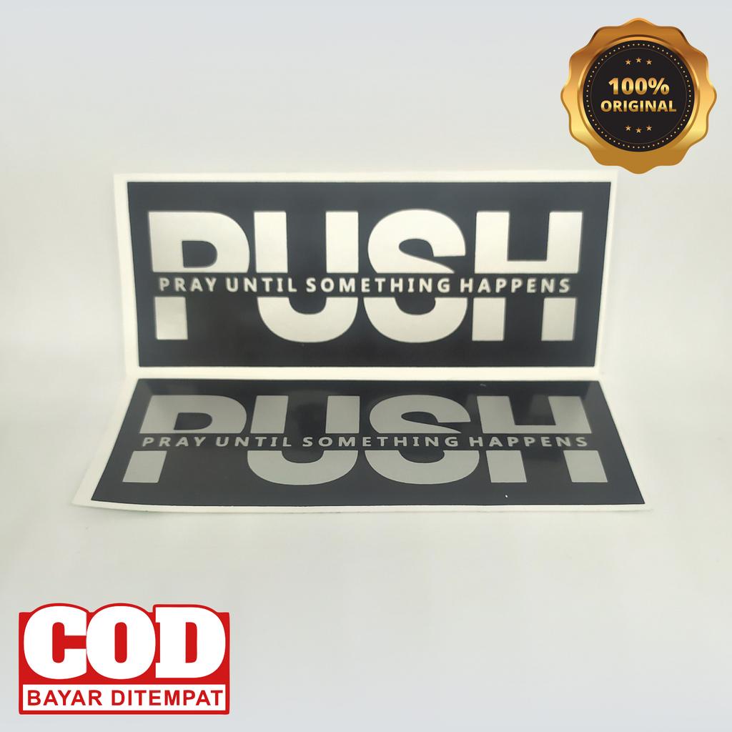 Jual Stiker Rohani Kristen / Stiker Rohani Kristen PUSH / Stiker Laptop ...