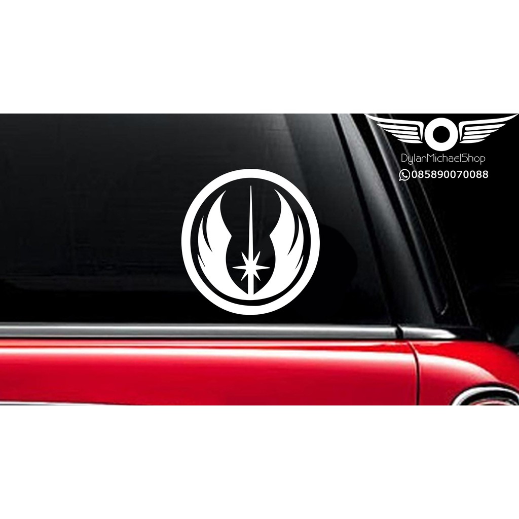 Jual Stiker Mobil Star Wars Jedi ORDER circle logo Vinyl Decal Sticker ...