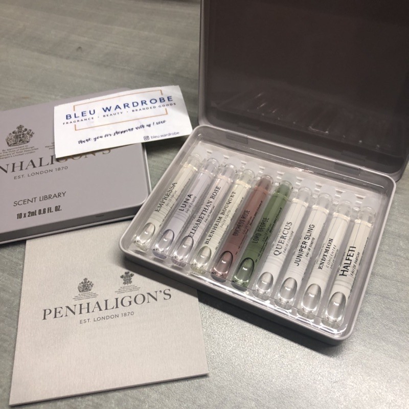 Jual Penhaligon’s London Scent Library Portraits Sample vial 10 x 2 ml ...