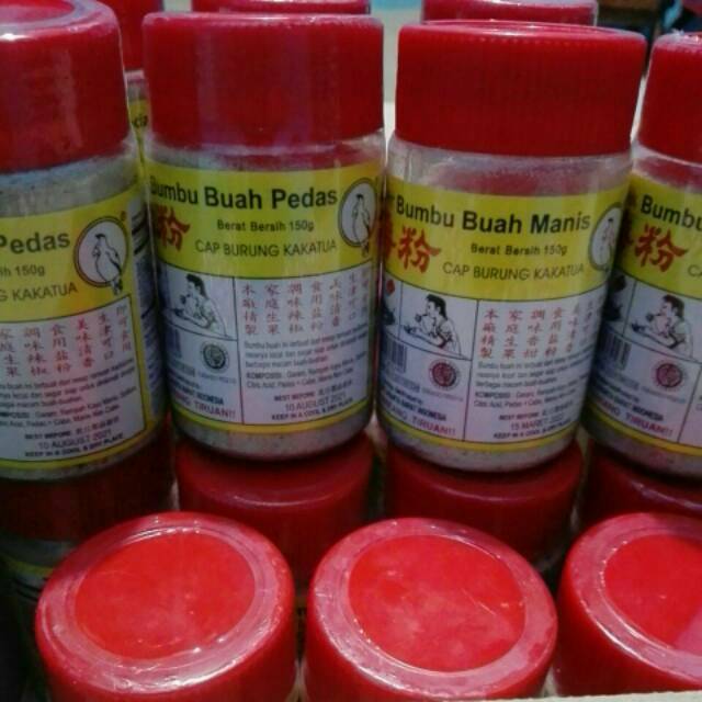 Jual Bumbu BUAH Bumbu Rujak jambu kristal Garam Buah - Pedas Manis ...