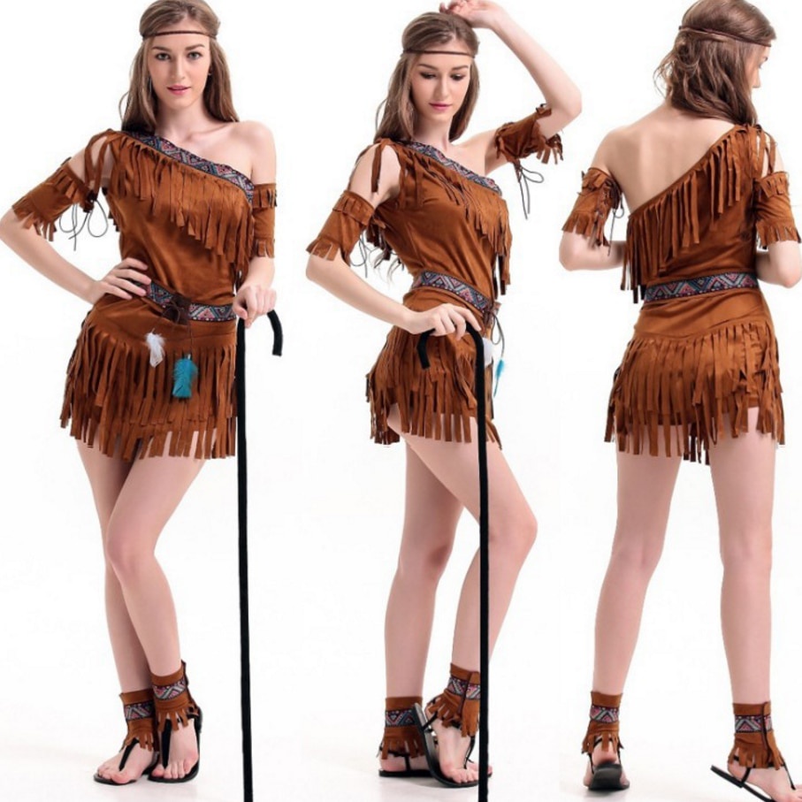 Jual PreOrder Indian Squaw Cowgirl Princess Fancy Dress Cleopatra ...