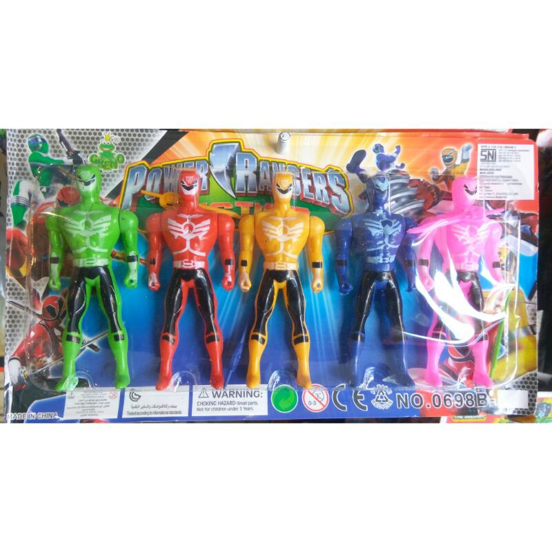 Jual Mainan Anak Robot Power Rangers 5pcs | Shopee Indonesia