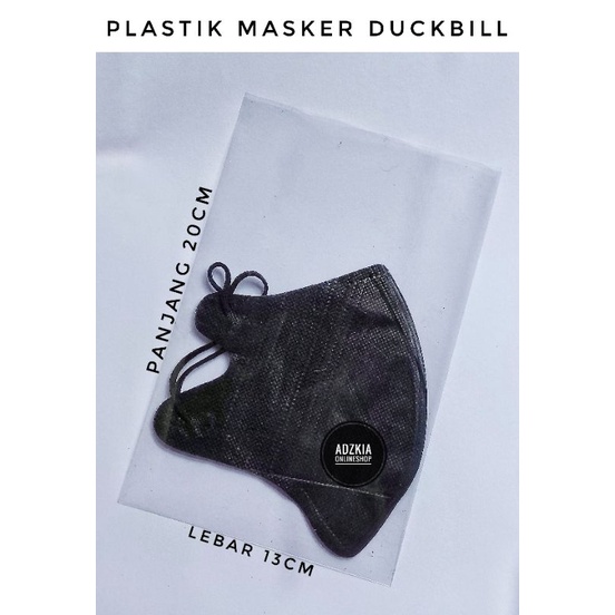Jual Plastik Masker Ducbill / Plastik Masker KF95 Tanpa Lem / Plastik ...