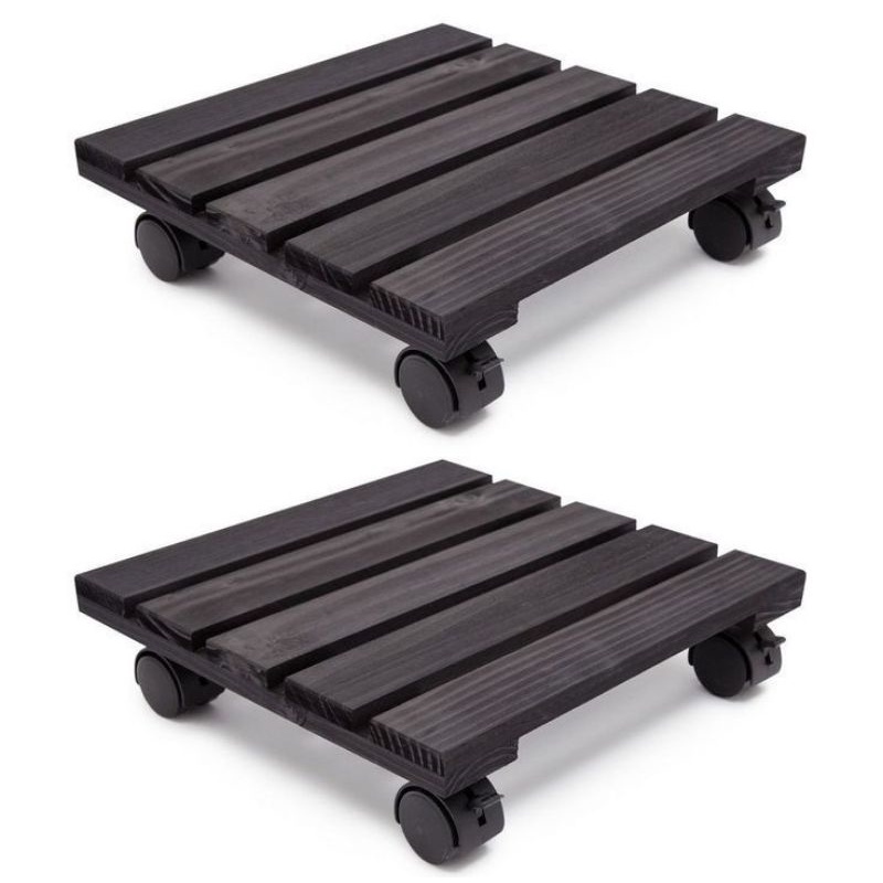 Jual Tatakan Pot Roda/dolly plant/standing pot kayu ( 39 ) | Shopee ...