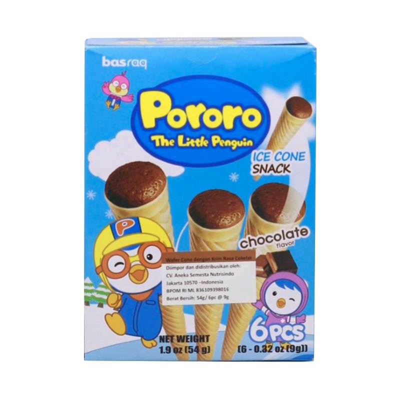 Jual Pororo Bingbing Ice Cone Chocolate 54G | Shopee Indonesia