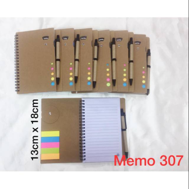 Jual Note Book / Buku Memo / Buku catatan / Memo sticky notes/ Memo 307 ...