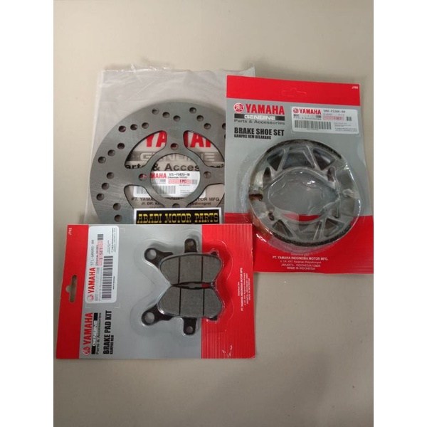 Jual PIRINGAN DPN PLUS KAMPAS REM MIO SPORTY | Shopee Indonesia