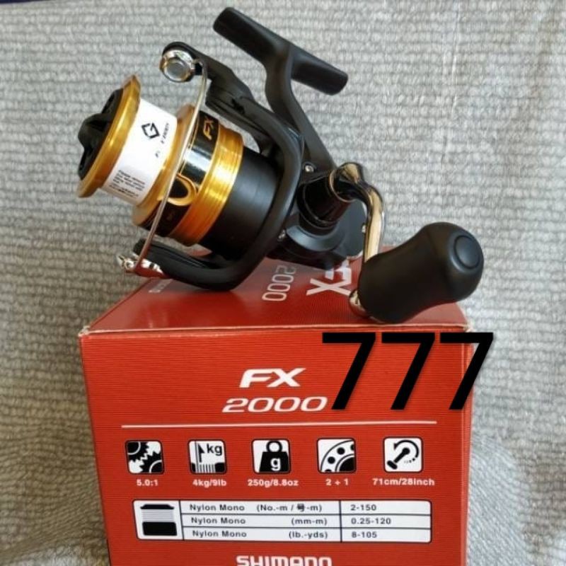 Jual Reel Pancing Shimano FX 1000 2000 2500 C3000 4000 FC New Product ...