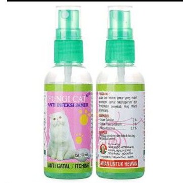 Jual Fungi Cat Obat Jamur Semprot Kucing 60ml | Shopee Indonesia
