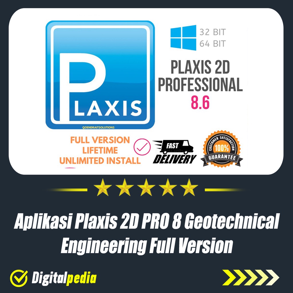 Jual Aplikasi Plaxis 2D PRO 8 Geotechnical Engineering Full Version ...