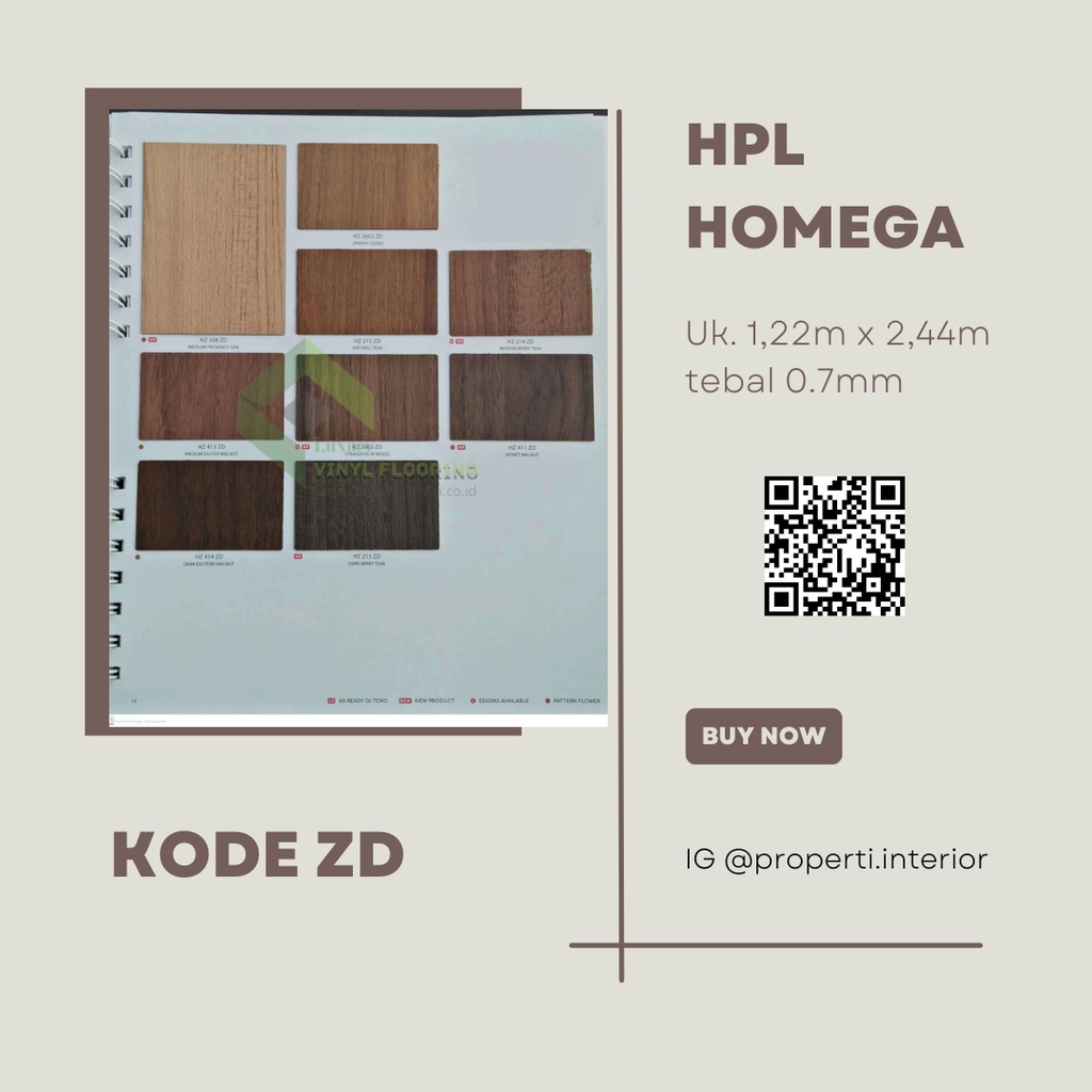 Jual HPL Homega kode ZD tebal 0,7mm | Shopee Indonesia