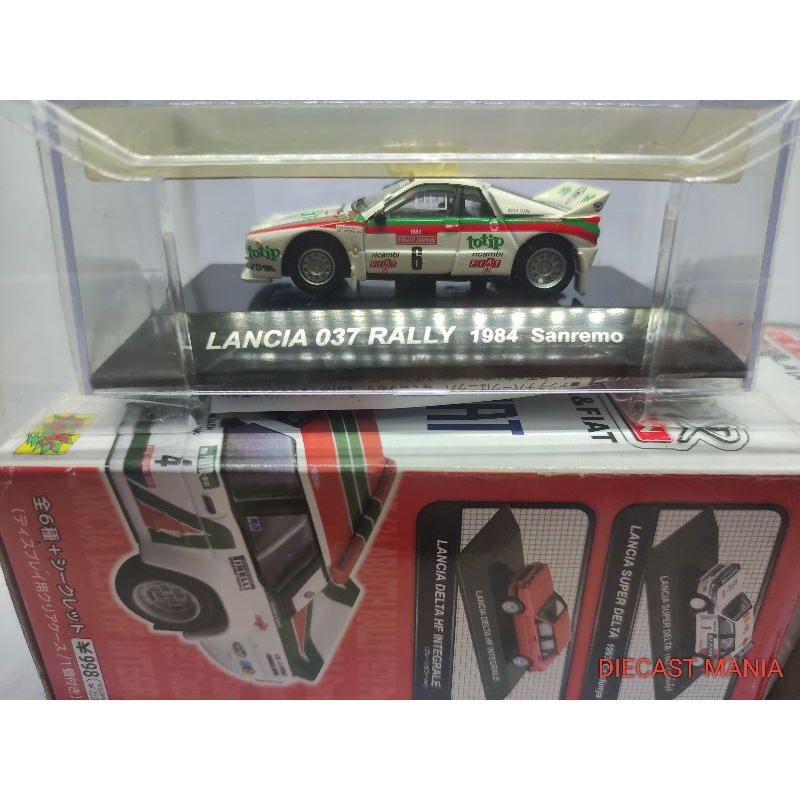 Jual CMS RALLY CAR DIECAST 1:64 CM'S SS.18 LANCIA & FIAT LANCIA 037 ...