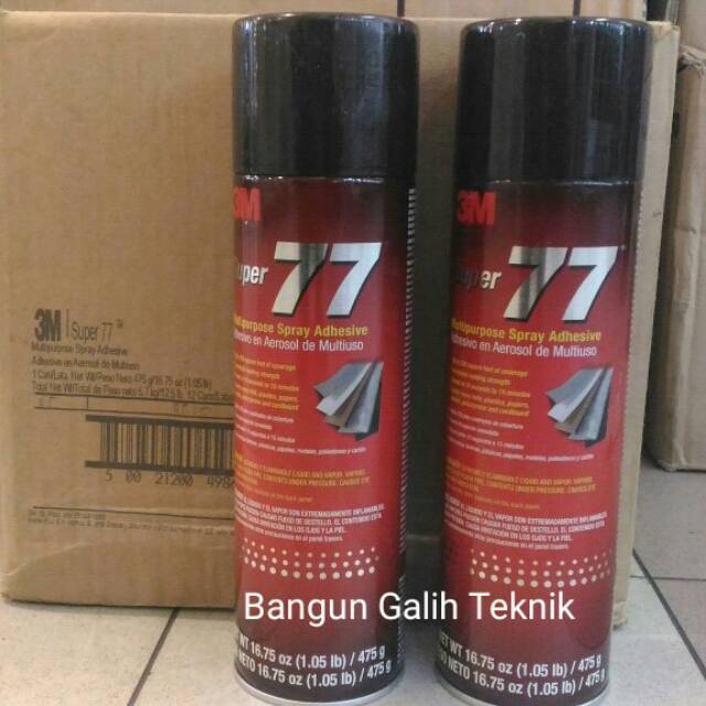 Jual LEM 3M SUPER 77 Multipurpose Spray Adhesive | Shopee Indonesia