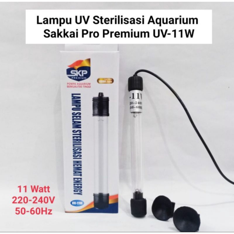 Jual Lampu UV Sterilisasi SKP UV-5W/ 7W/ 9W/ 11W/ Lampu UV selam Sterilisasi YUKARI UV 5 WATT/ 7 ...