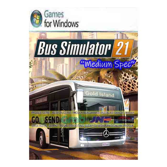 Jual BUS SIMULATOR 21 EXTENDED EDITION + ALL DLC - DVD - PC GAME - GAME ...