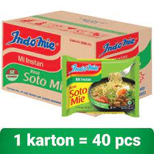 Jual NOODLES/MIE INSTANT INDOMIE KUAH RASA SOTO MIE DUS (ISI 40 PCS ...