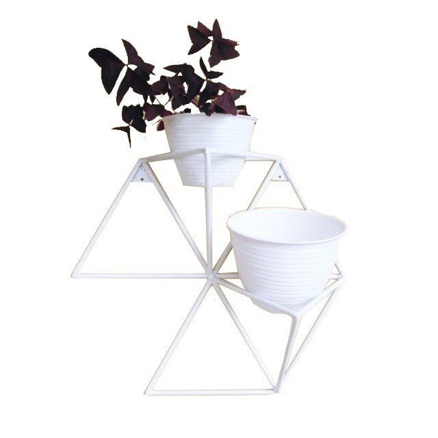 Jual Standing Wall Geometric / Hexagon , Rak Pot Tanaman - Pot Dinding ...