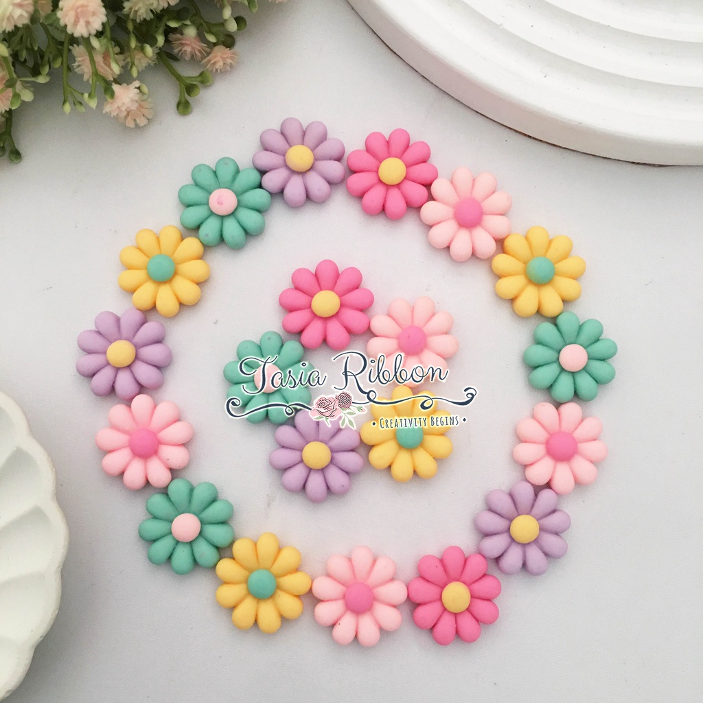 Jual Resin Clay Flower Pastel/Resin Bunga Pastel | Shopee Indonesia