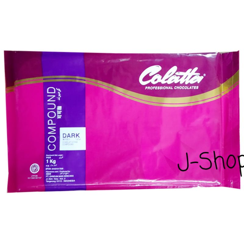 Jual COLATTA DARK COMPOUND 1KG/COKELAT BATANG COLATTA/DCC COLATTA ...